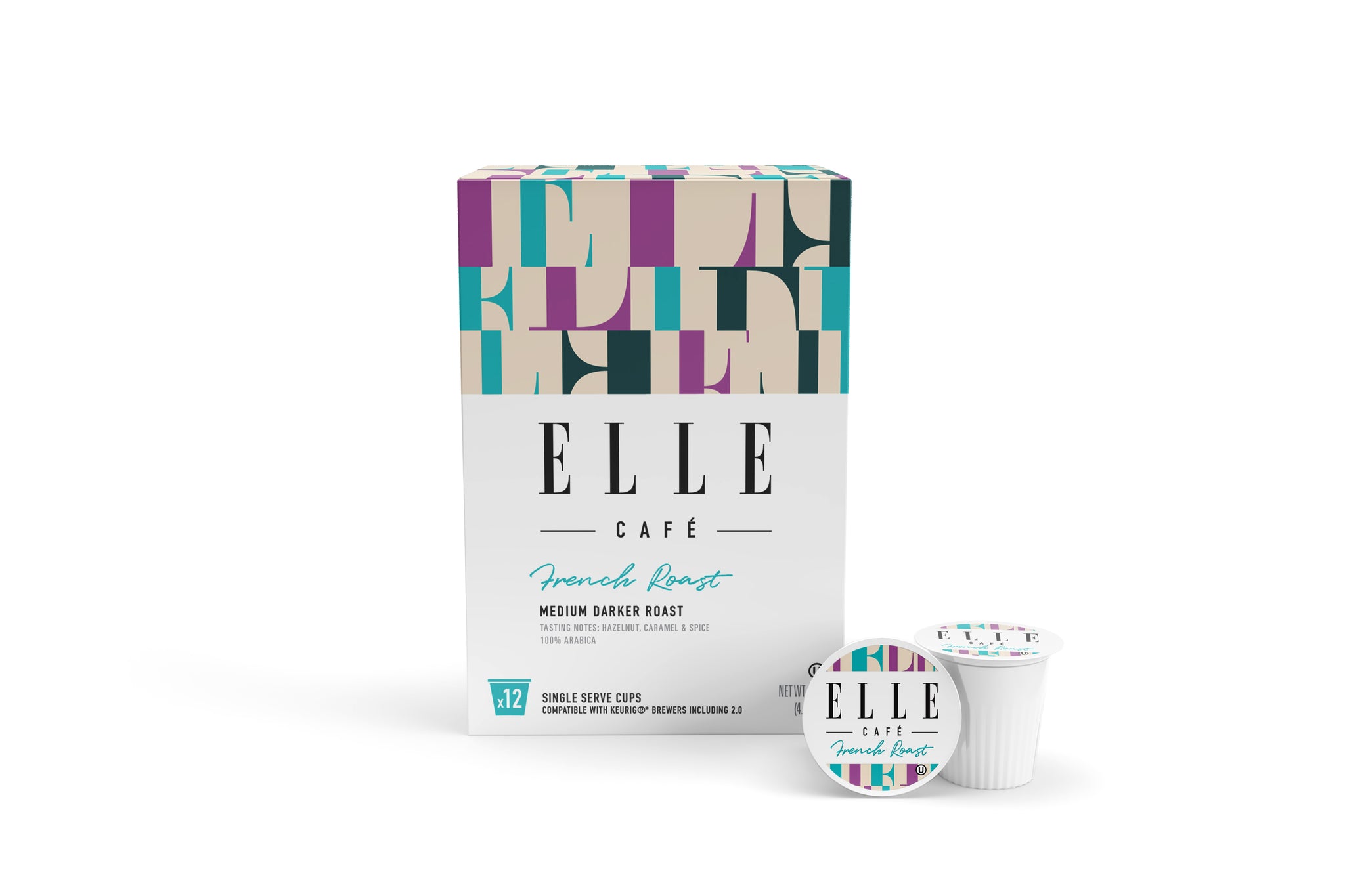 ELLE French Roast - Single serve K-cup® compatible cups